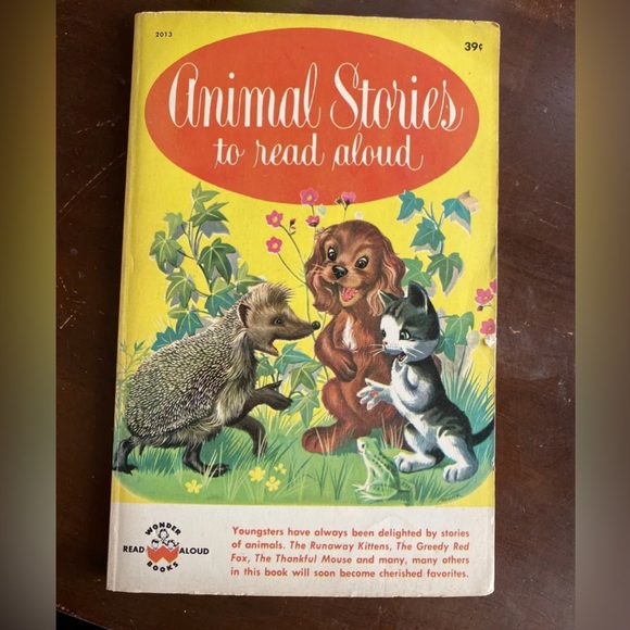Other | Vintage 1959 Wonder Books Animal Stories To Read Aloud | Poshmark